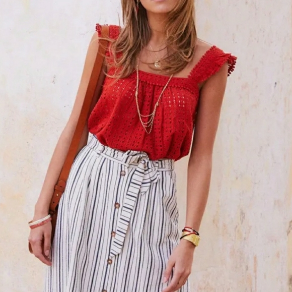 Sezane | Tops | Sezane Abby Top Size 38 | Poshmark